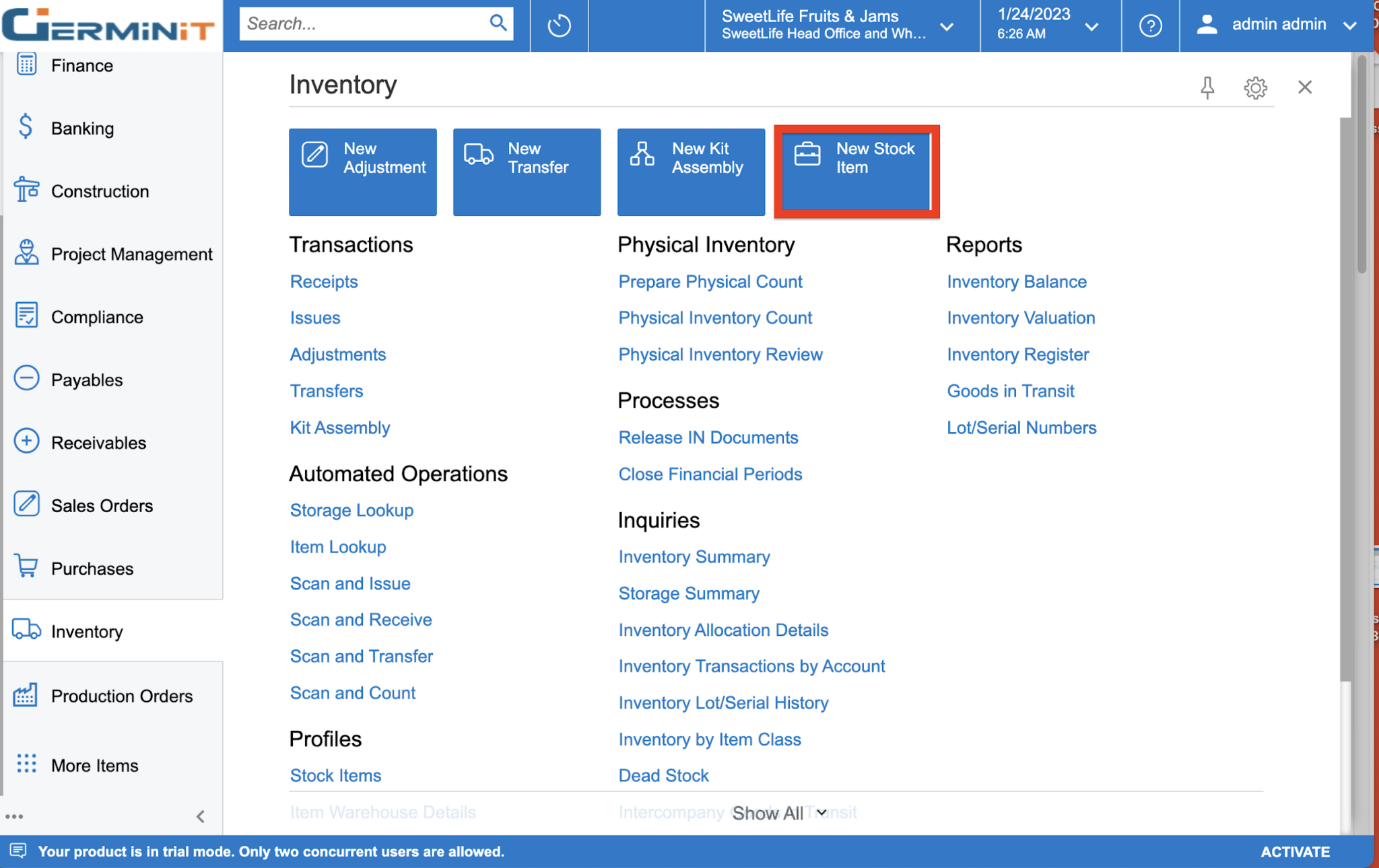 Acumatica Tips: How to Modify the icons of Acumatica Tiles? - GerminIT Innovation