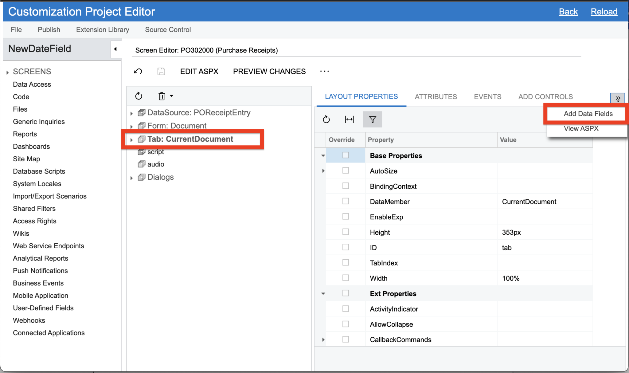 Acumatica Tips: How to add a new Date field in Acumatica? - GerminIT Innovation
