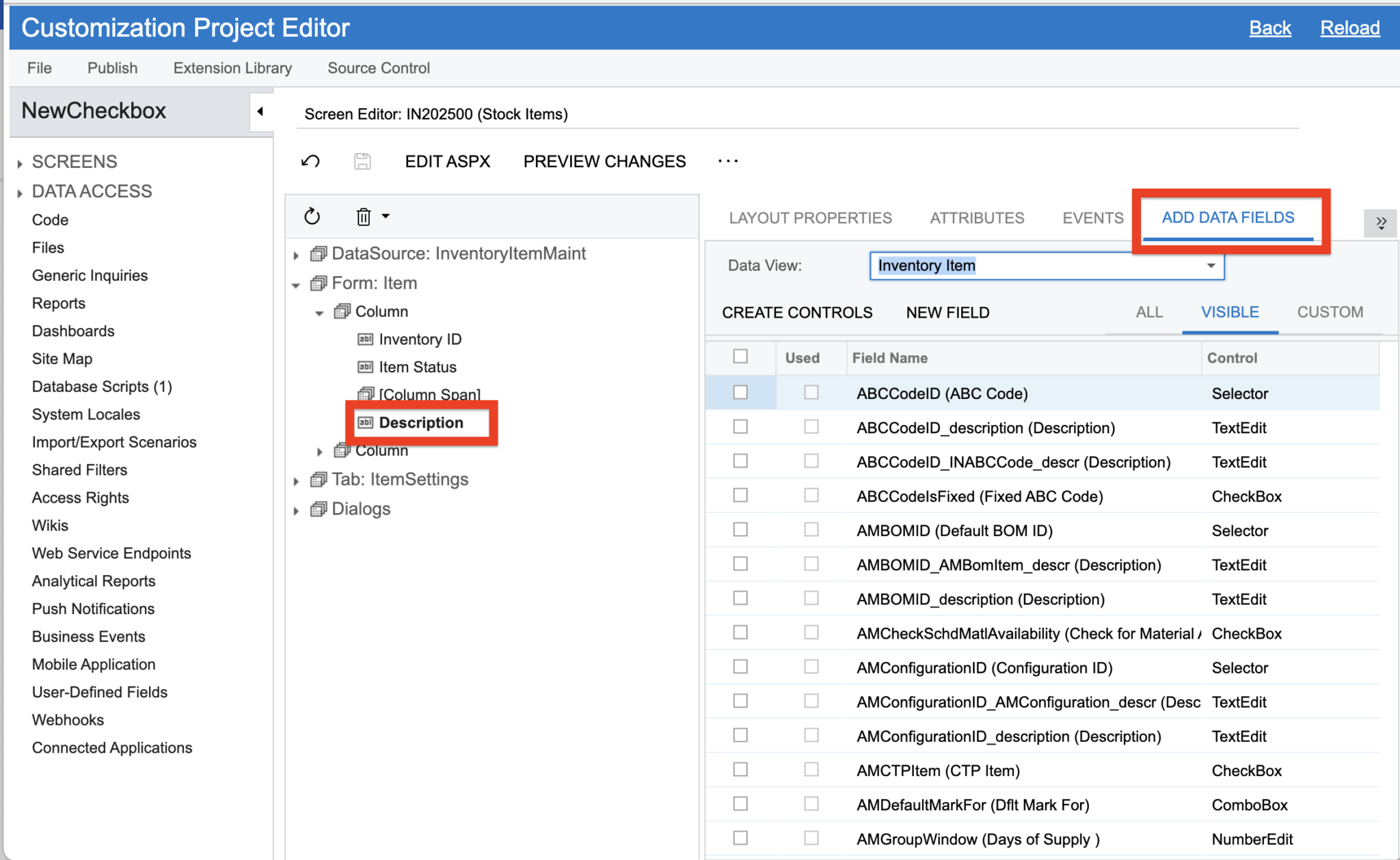 Acumatica Tips: How to add a new checkbox in Acumatica? - GerminIT Innovation