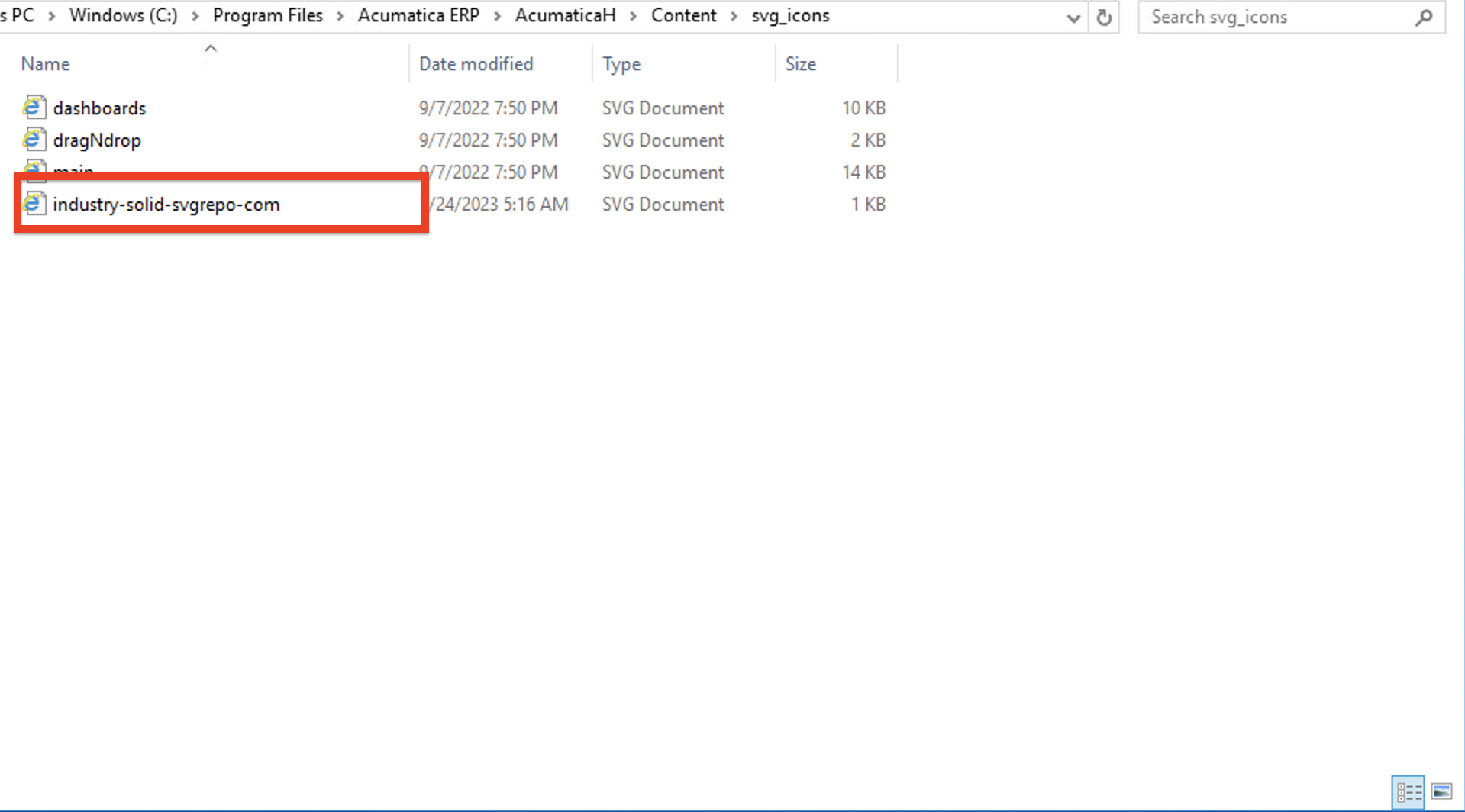 Know how to modify the icons of Acumatica Workspaces. - GerminIT Innovation