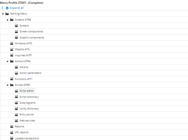 Learn how to Create a Menu Tree Structure in Sage X3 V12 - GerminIT Innovation