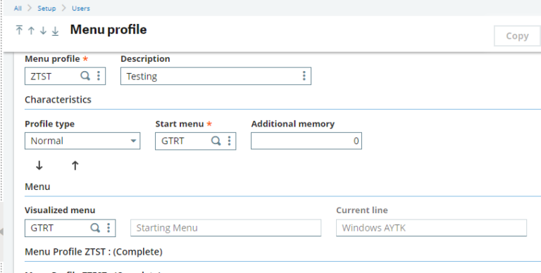Learn how to Create a Menu Tree Structure in Sage X3 V12 - GerminIT Innovation