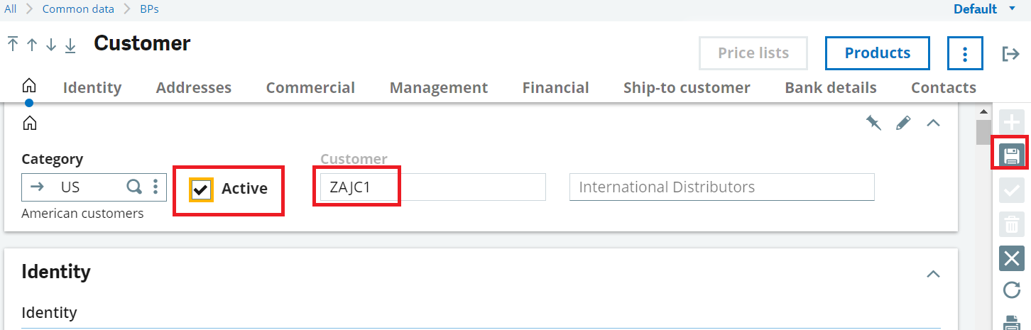 Activating Sold-to Customers in Sage X3 V12 - GerminIT Innovation