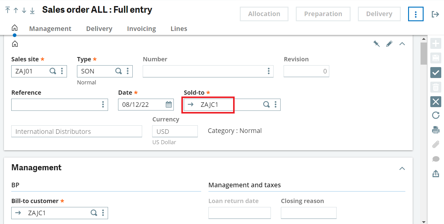 Activating Sold-to Customers in Sage X3 V12 - GerminIT Innovation
