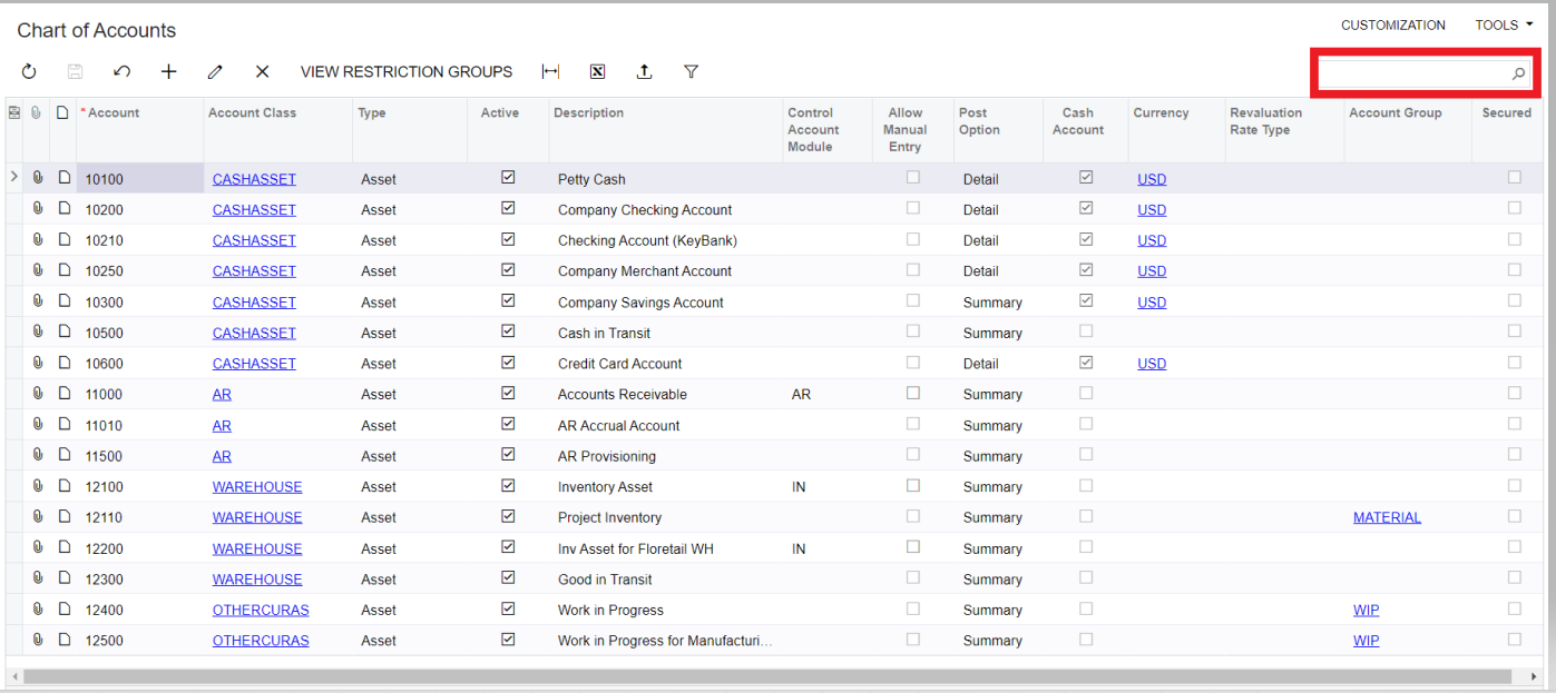 How to configure Inventory control Accounts in Acumatica ERP - GerminIT ...