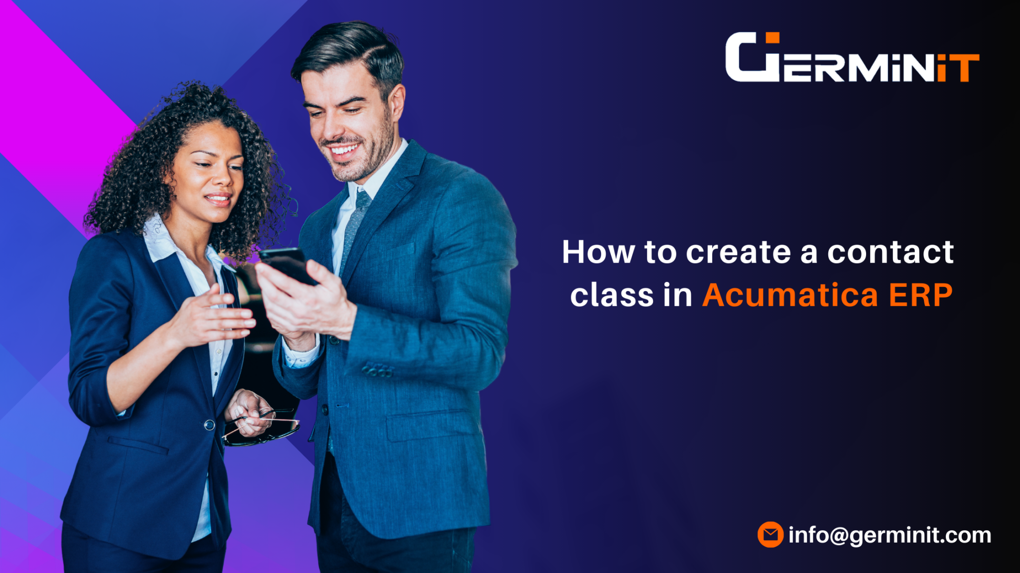 How to create a contact class in Acumatica ERP - GerminIT Innovation