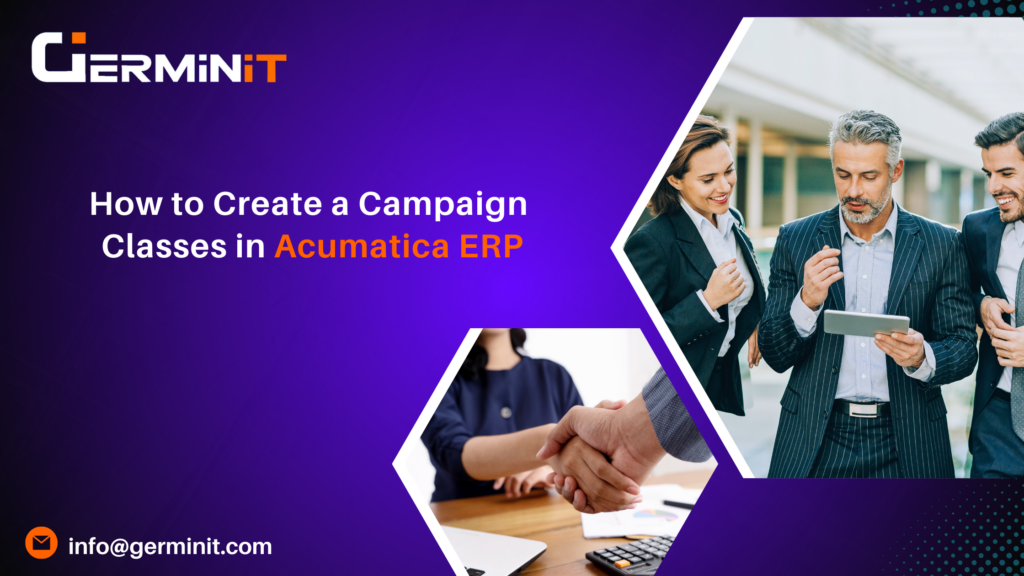 How to create a contact class in Acumatica ERP - Germinit